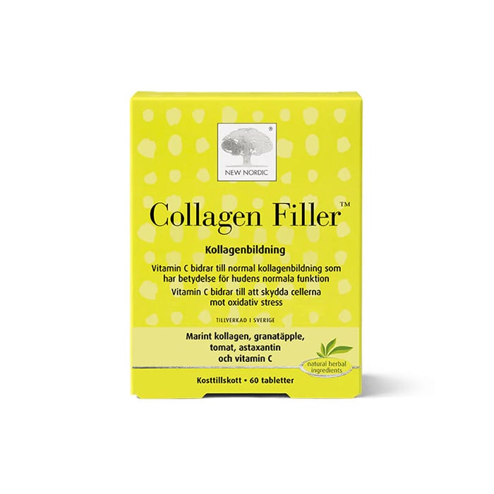 Collagen Filler 60 tabletter – Omdömen - Hållbarhet | New Nordic